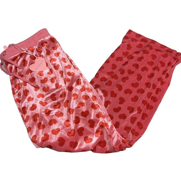 Sugar Thrillz | Pants & Jumpsuits | Sugar Thrillz Velour Pink Red ...